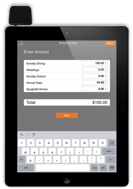 Credit Card Swiper for Churches | Vanco