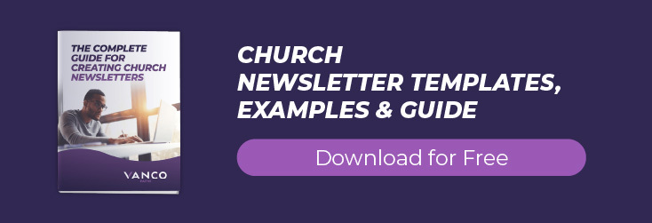Church Newsletter Ideas for Every Month