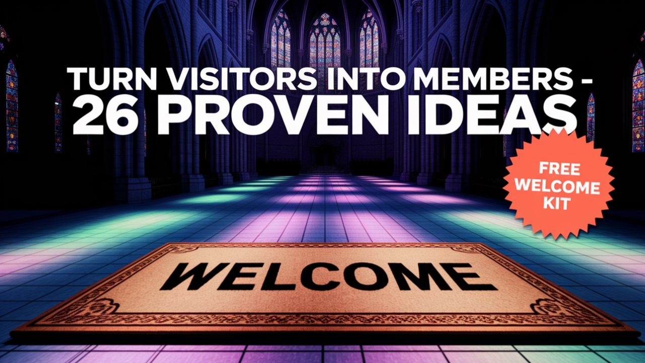 26 Church Welcome Ideas to Turn Visitors Into Members