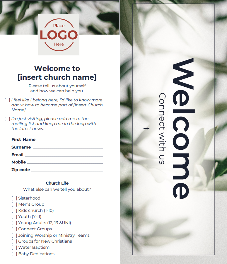Church Connection Cards Guide: Free Templates & How-Tos | Vanco