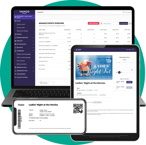 Non Profit Event Management Software | Vanco
