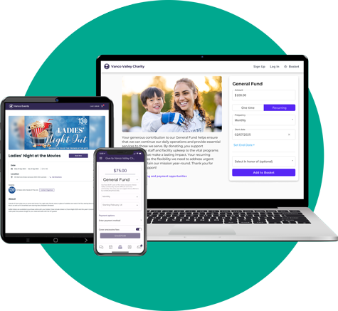 Fundraising Software for Nonprofits - Boost Your Donations | Vanco
