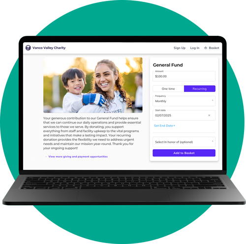 Recurring Donation Platform for Nonprofits – Automate Giving | Vanco