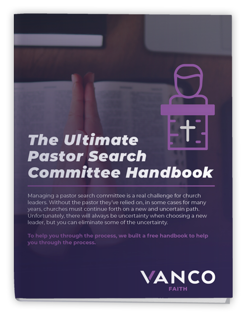 Free Pastor Search Committee Sample Letters, Forms & Messages | Vanco