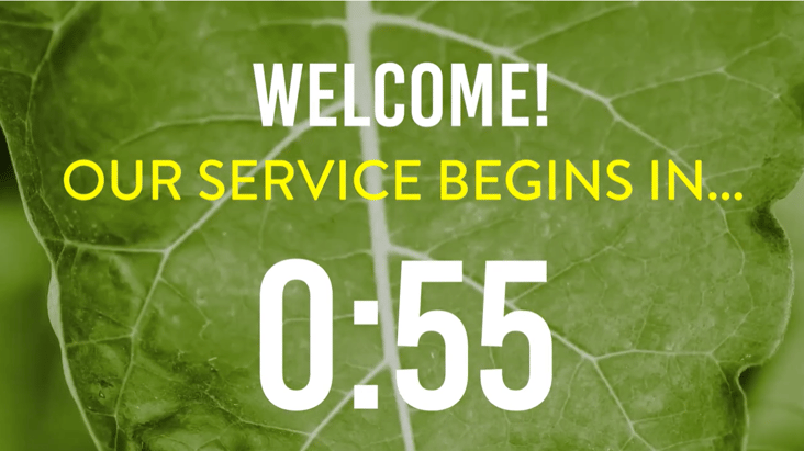 Free Church Countdown Videos + How to Make Your Own
