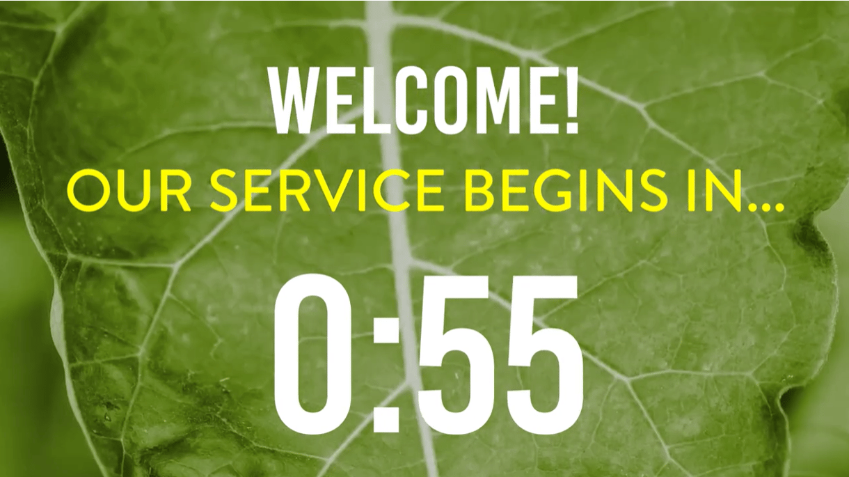 Free Church Countdown Videos + How to Make Your Own