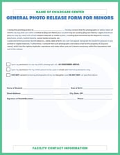 Free Daycare Photo Release Form Template & Guide