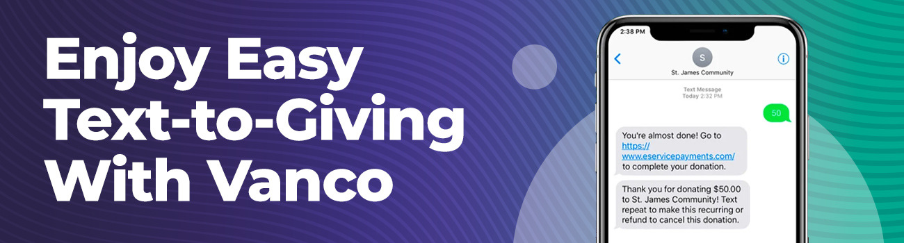 Vanco Text Giving Demo | Vanco Faith