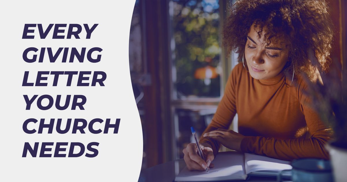 eBook | Every Giving Letter Your Church Needs | Vanco